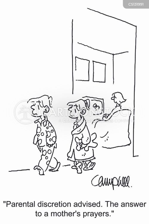 Parental Discretion Cartoons and Comics - funny pictures from CartoonStock