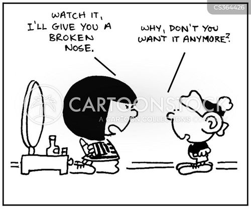 Broken Nose Cartoons and Comics - funny pictures from CartoonStock