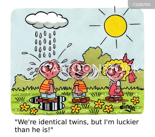 Identical Twins Cartoons and Comics - funny pictures from CartoonStock
