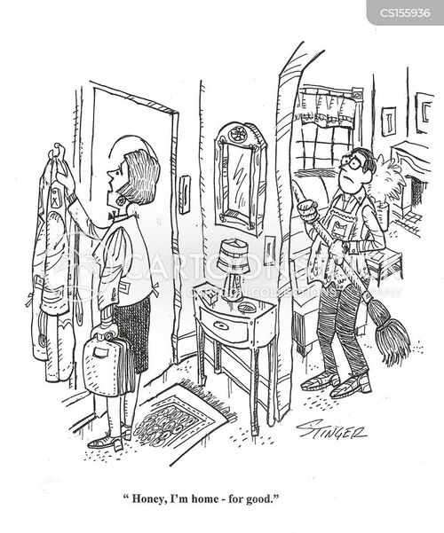 Househusband Cartoons and Comics - funny pictures from CartoonStock