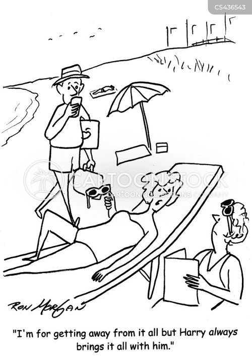 Work Addiction Cartoons and Comics - funny pictures from CartoonStock