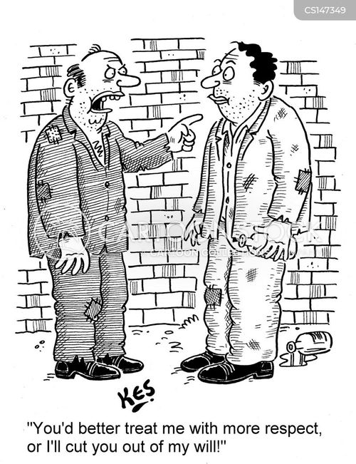 Disinherit Cartoons and Comics - funny pictures from CartoonStock