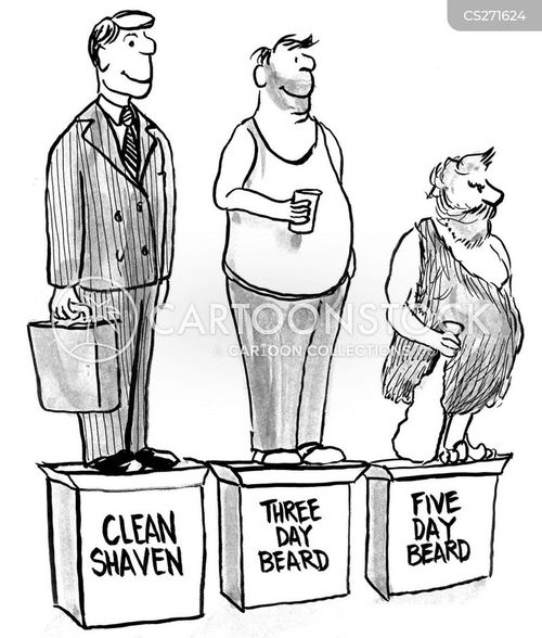 Clean Shaven Cartoons and Comics - funny pictures from CartoonStock