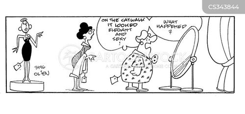 Fashion Shopping Cartoons and Comics - funny pictures from CartoonStock