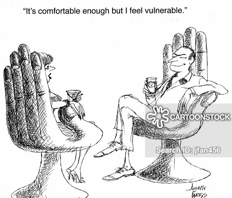 Vulnerability Cartoons and Comics - funny pictures from CartoonStock