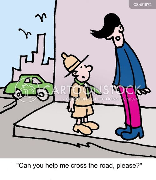 Crosses The Road Cartoons and Comics - funny pictures from CartoonStock