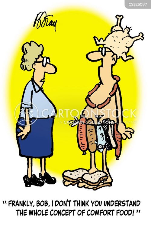Comfort Eating Cartoons and Comics - funny pictures from CartoonStock