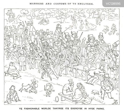 Promenade Cartoons and Comics - funny pictures from CartoonStock