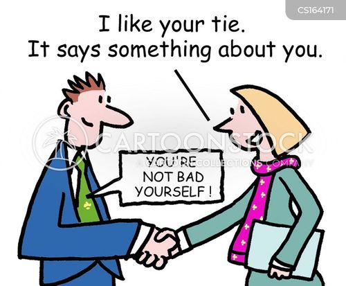 Necktie Selection Cartoons and Comics - funny pictures from CartoonStock