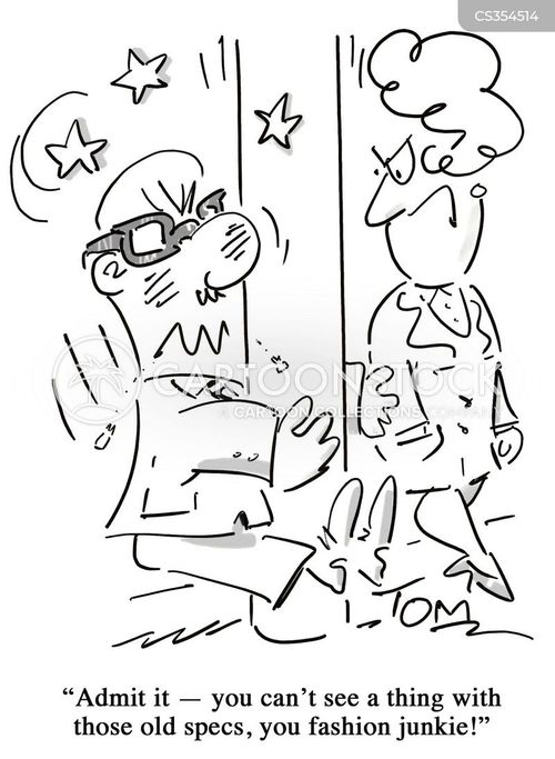 Designer Specs Cartoons and Comics - funny pictures from CartoonStock