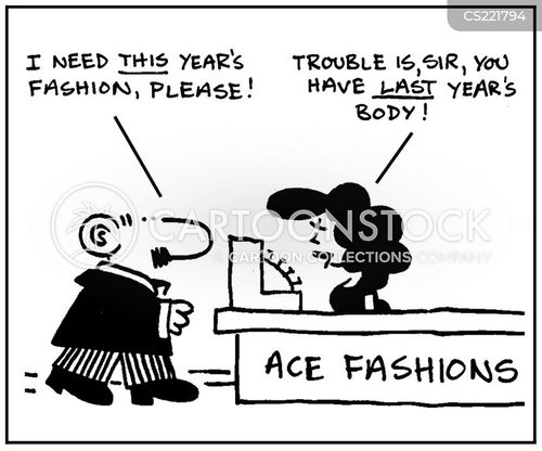 Fashion Design Cartoons and Comics - funny pictures from CartoonStock