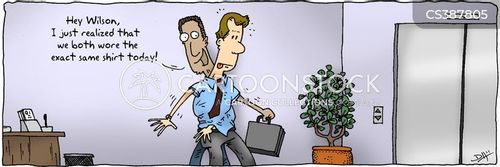Office Attire Cartoons and Comics - funny pictures from CartoonStock