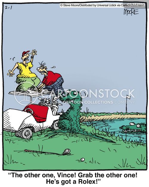 Tame Alligator Cartoons and Comics - funny pictures from CartoonStock