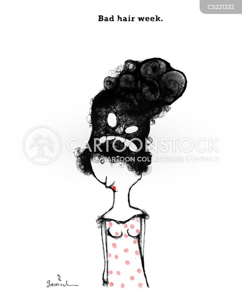 Haircut Disaster Cartoons and Comics - funny pictures from CartoonStock