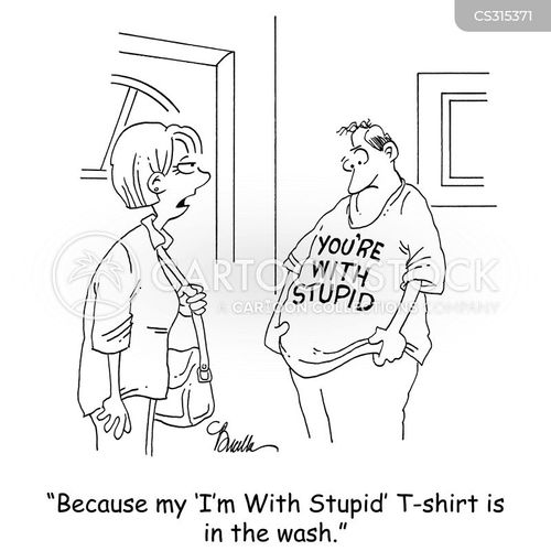 I'm With Stupid Cartoons and Comics - funny pictures from CartoonStock