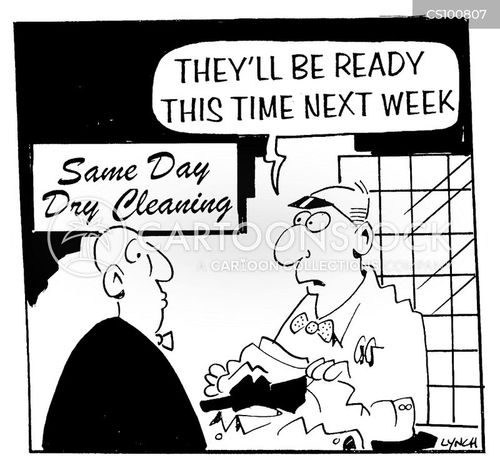 Dry-cleaners Cartoons and Comics - funny pictures from CartoonStock