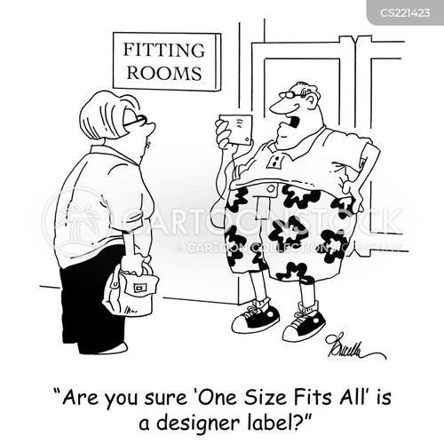 One Size Cartoons and Comics - funny pictures from CartoonStock