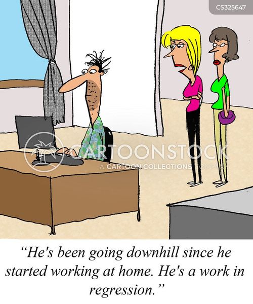 Regressions Cartoons and Comics - funny pictures from CartoonStock
