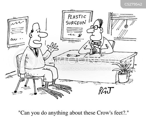 Crows Feet Cartoons and Comics - funny pictures from CartoonStock