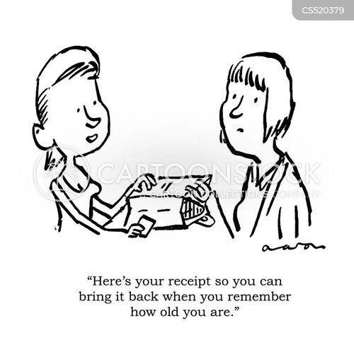 Retail Receipt Cartoons and Comics - funny pictures from CartoonStock