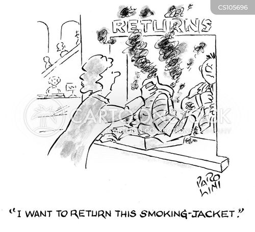Smoking Jacket Cartoons and Comics - funny pictures from CartoonStock