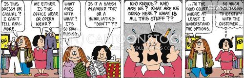 Saleswoman Cartoons and Comics - funny pictures from CartoonStock