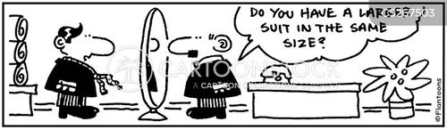 A Suit Too Large Cartoons and Comics - funny pictures from CartoonStock