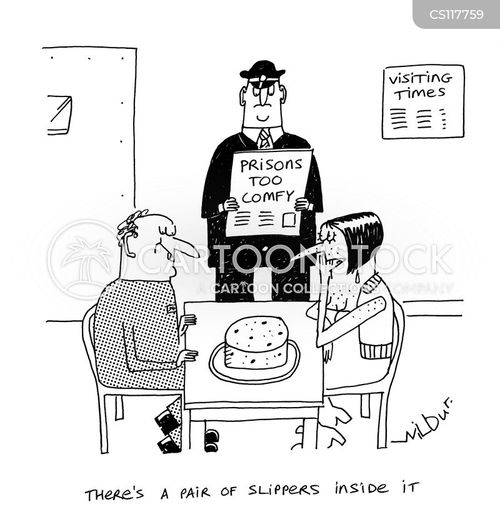 Visiting Prison Cartoons and Comics - funny pictures from CartoonStock