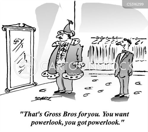 Power Dressing Cartoons and Comics - funny pictures from CartoonStock