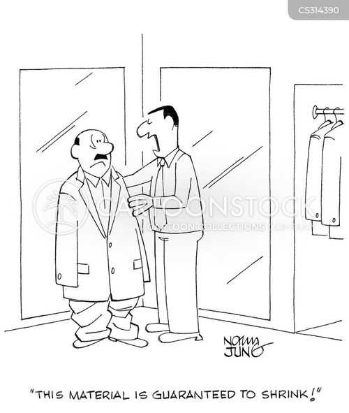 Shrinkage Cartoons and Comics - funny pictures from CartoonStock