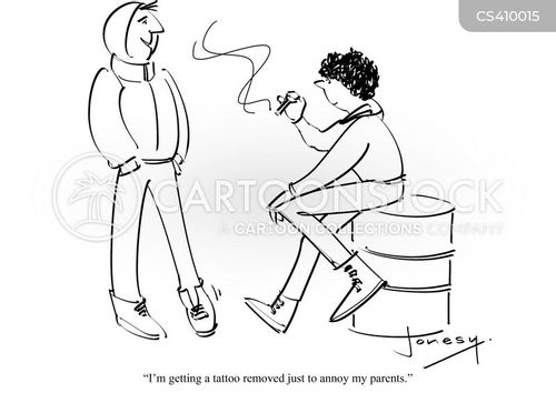 Tattooing Culture Cartoons and Comics - funny pictures from CartoonStock