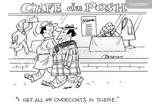 Overcoat Cartoons and Comics - funny pictures from CartoonStock