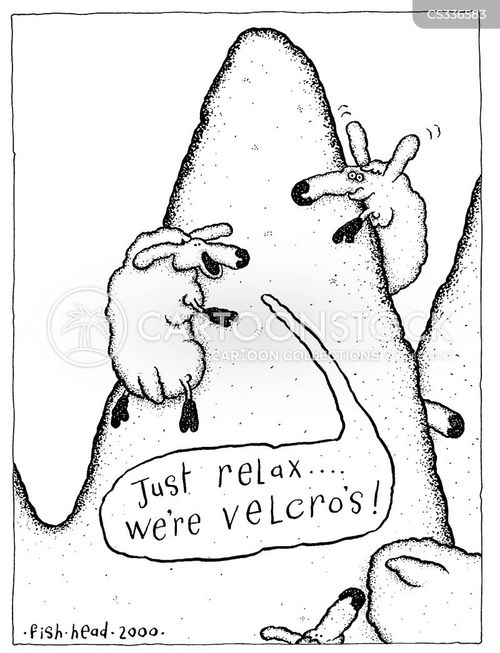 Velcro Cartoons and Comics - funny pictures from CartoonStock
