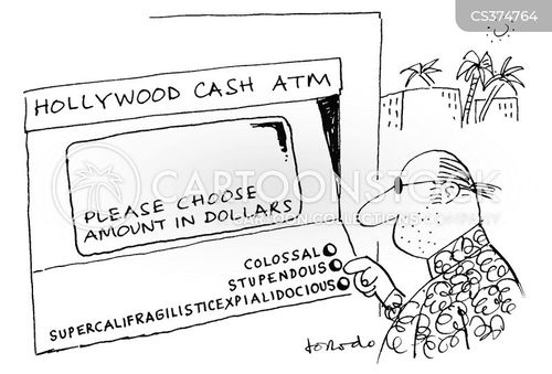 Withdrawing Money Cartoons and Comics - funny pictures from CartoonStock