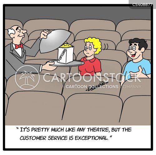 Cinema Experience Cartoons and Comics - funny pictures from CartoonStock