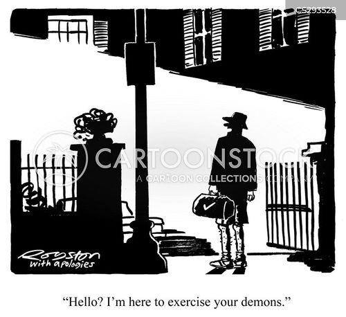 Possession Movies Cartoons and Comics - funny pictures from CartoonStock