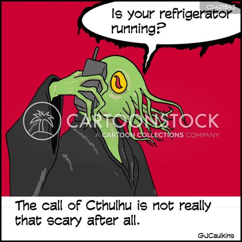 Cthulhu Mythos Cartoons and Comics - funny pictures from CartoonStock