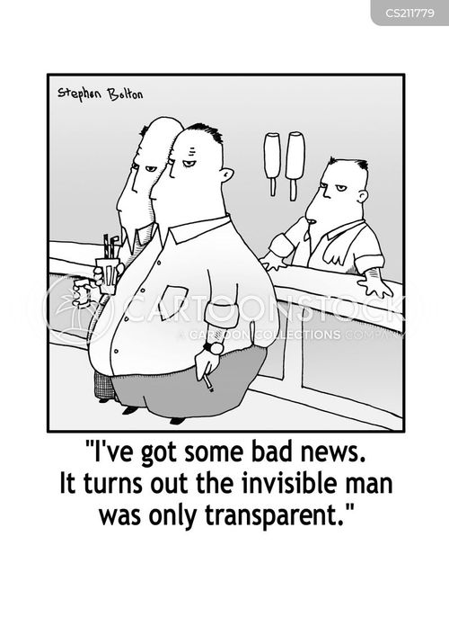 Invisible Man Cartoons and Comics - funny pictures from CartoonStock