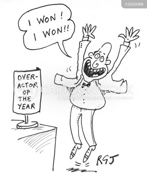 Overacting Cartoons and Comics - funny pictures from CartoonStock