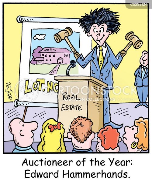 Bidding Cartoons and Comics - funny pictures from CartoonStock