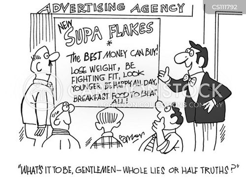 Half Truth Cartoons and Comics - funny pictures from CartoonStock