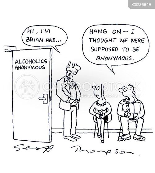 Alcoholics Anonymous Cartoons and Comics - funny pictures from CartoonStock