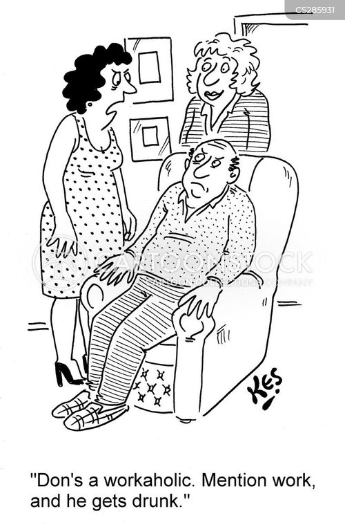 Work Alcoholic Cartoons and Comics - funny pictures from CartoonStock