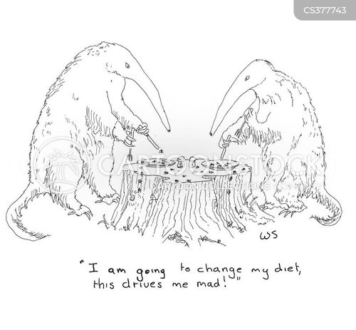 Eating Ants Cartoons and Comics - funny pictures from CartoonStock