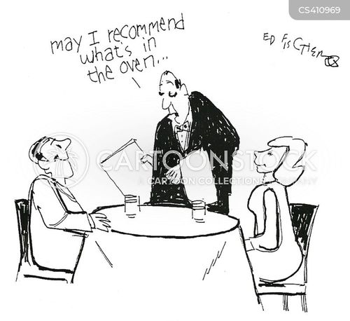 Menu Suggestions Cartoons and Comics - funny pictures from CartoonStock