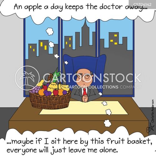 An Apple A Day Keeps The Doctor Away Cartoons and Comics - funny ...