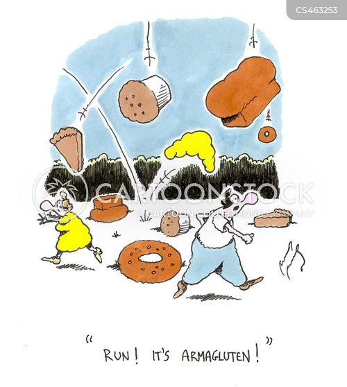 Gluten Intolerant Cartoons and Comics - funny pictures from CartoonStock