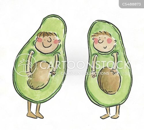 Avocado Cartoons and Comics - funny pictures from CartoonStock