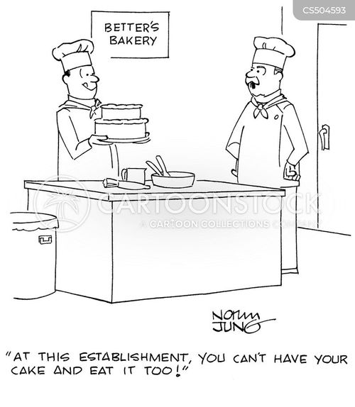 Eating Cake Cartoons and Comics - funny pictures from CartoonStock