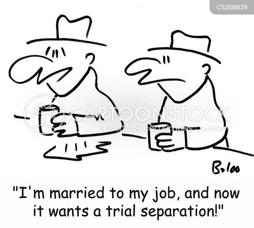 Trial Separation Cartoons and Comics - funny pictures from CartoonStock